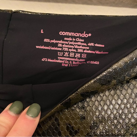 Commando | Pants & Jumpsuits | Commando Faux Leather Legging With ...